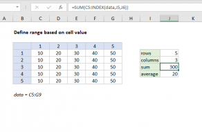 Excel INDEX function | Exceljet